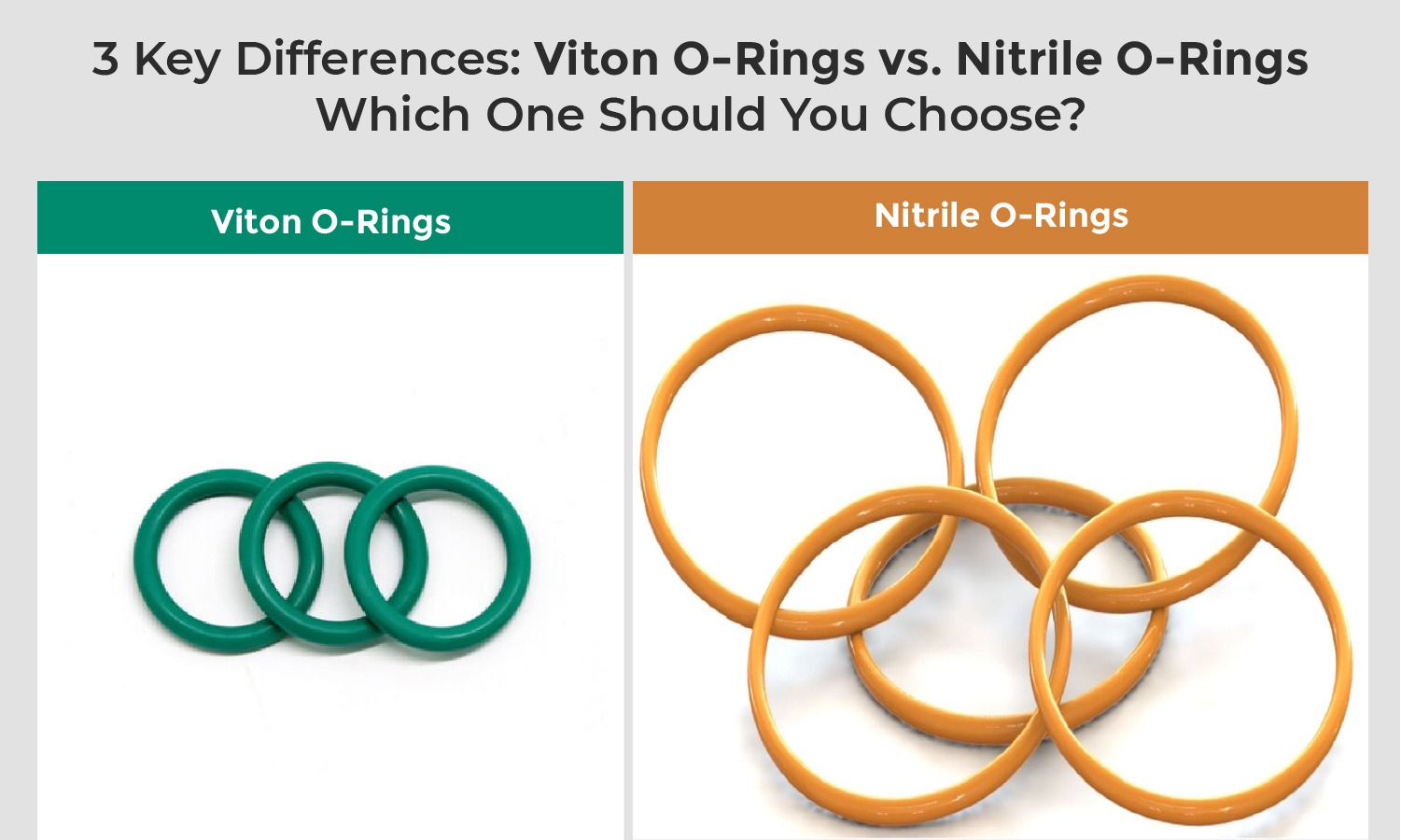 Viton Vs Silicone O-Ring Manufacturer | Engineering Guide